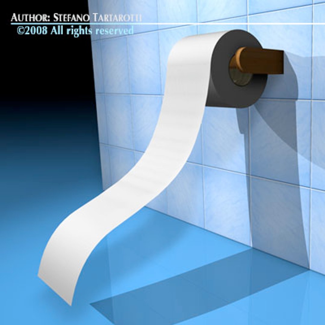 Toilet Paper 3d Model