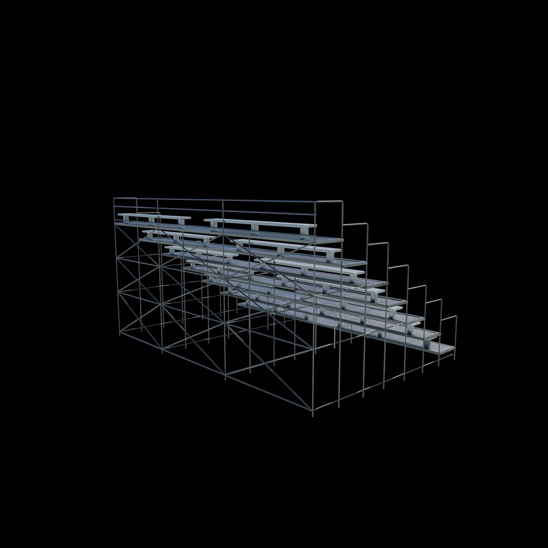 Stadium Bleacher 3D Model 3D Model - TurboSquid 2416798