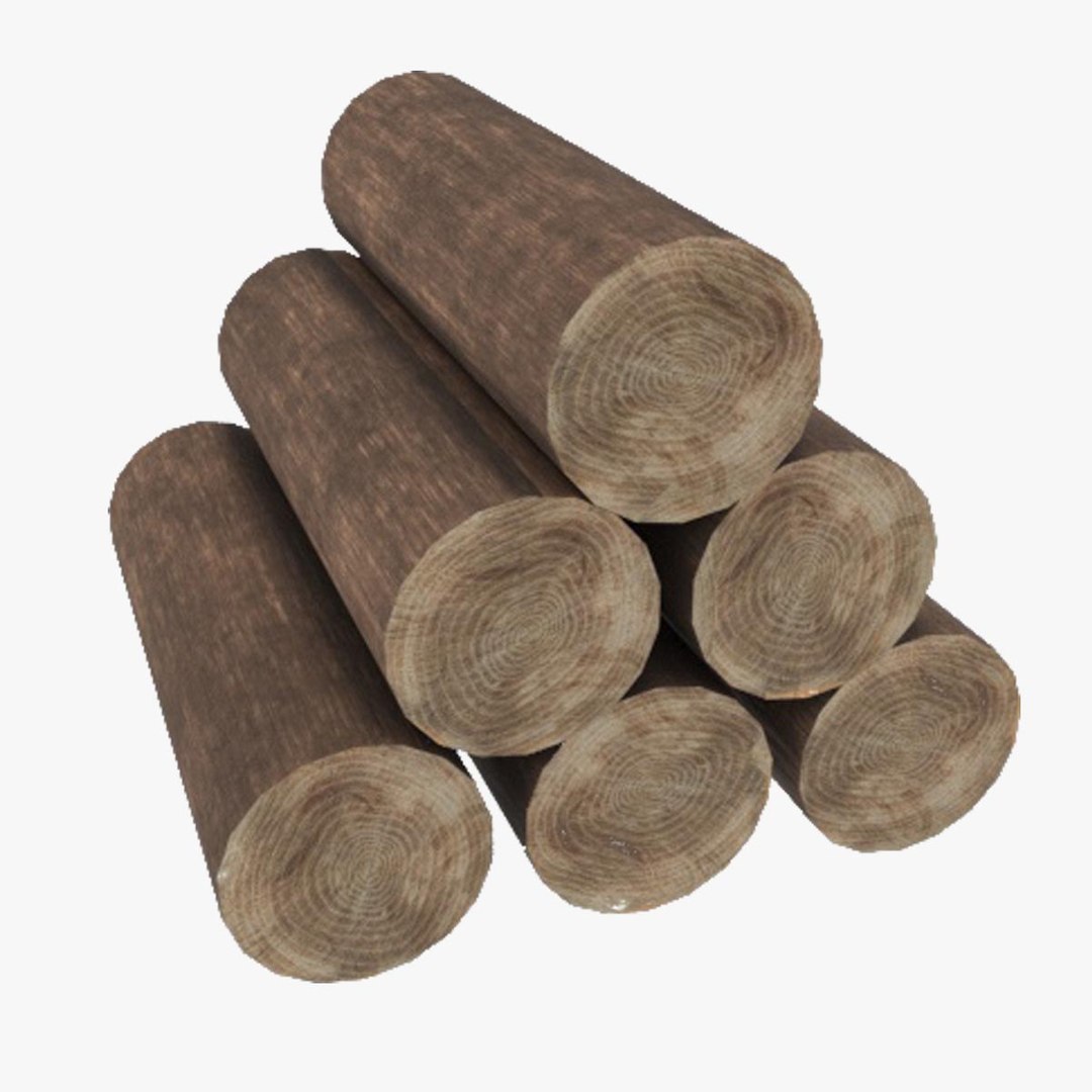 Low poly Wood logs 3D model - TurboSquid 2087704