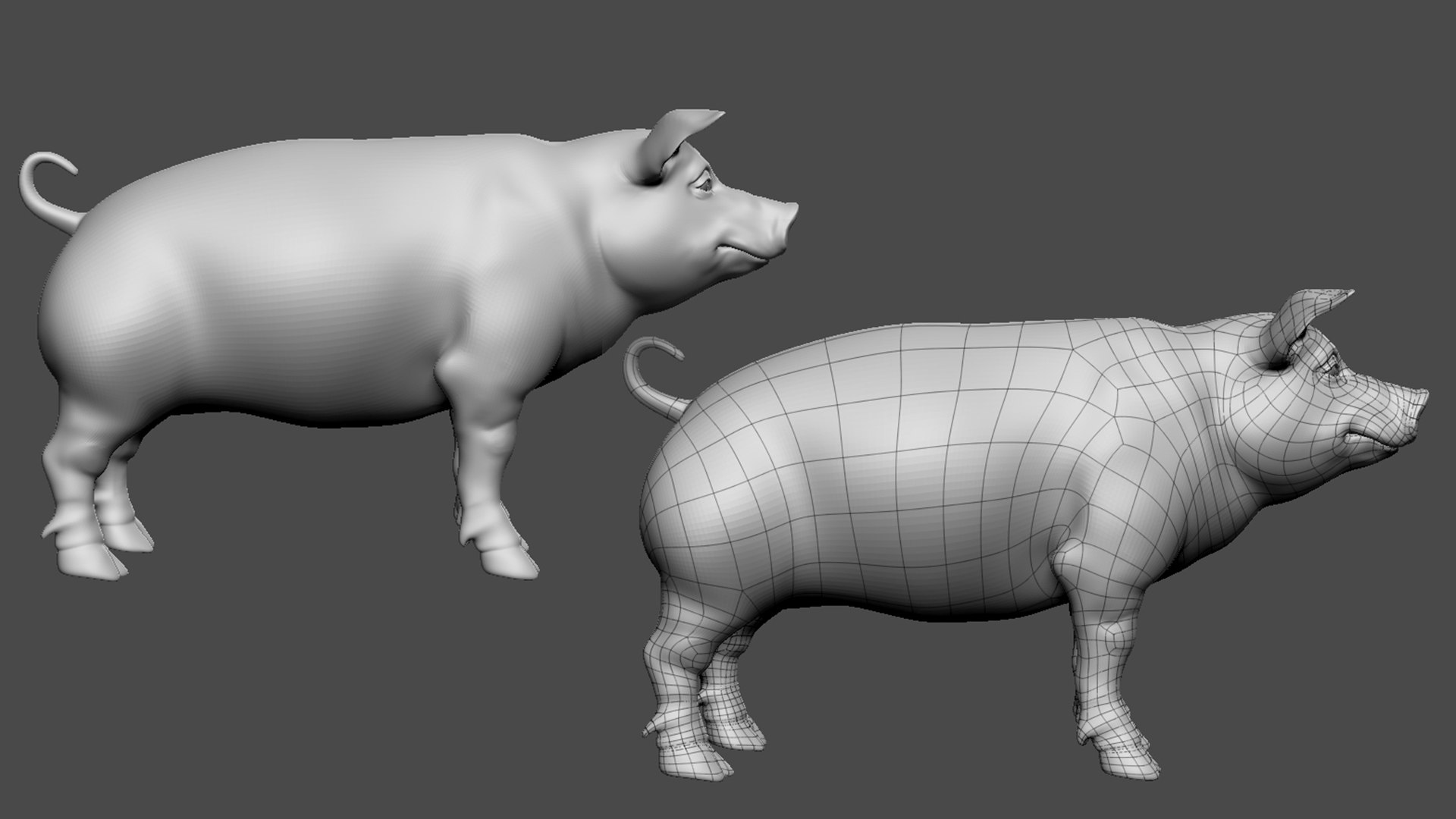 3D Pig - TurboSquid 2071298