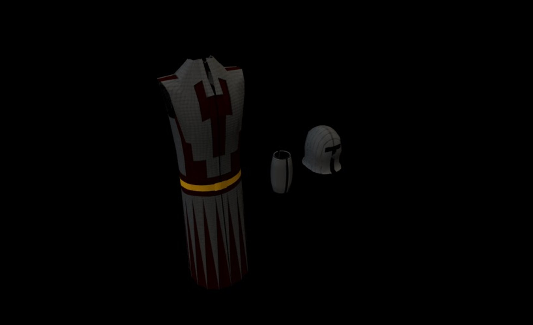 3d Model Robe Armor