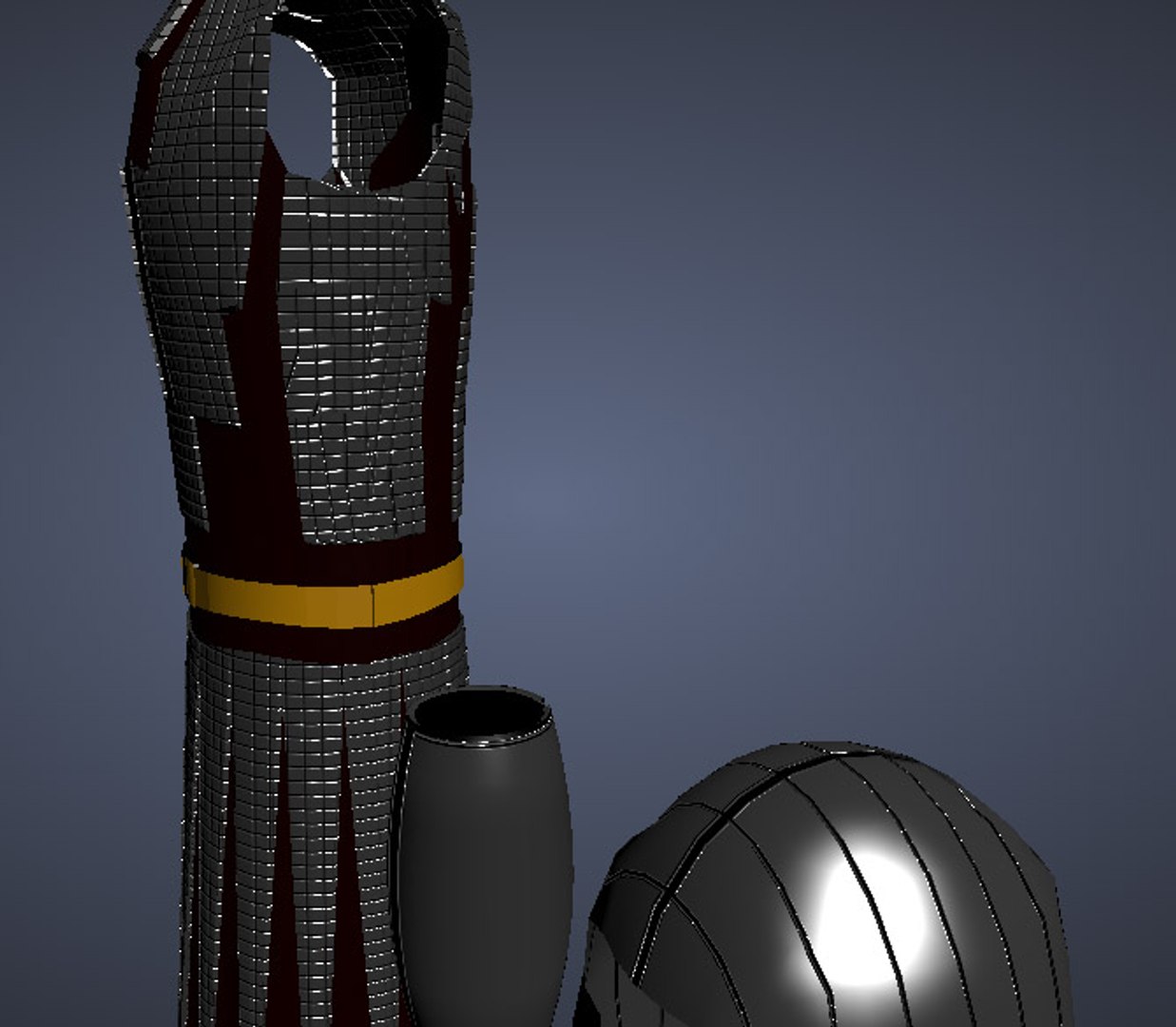 3d Model Robe Armor