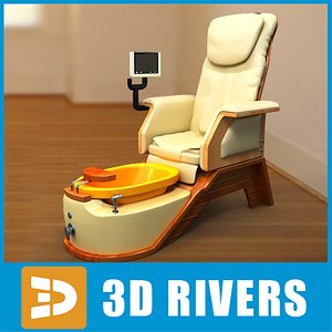 Download Free & Premium Pedicure Chair 3D Models | TurboSquid