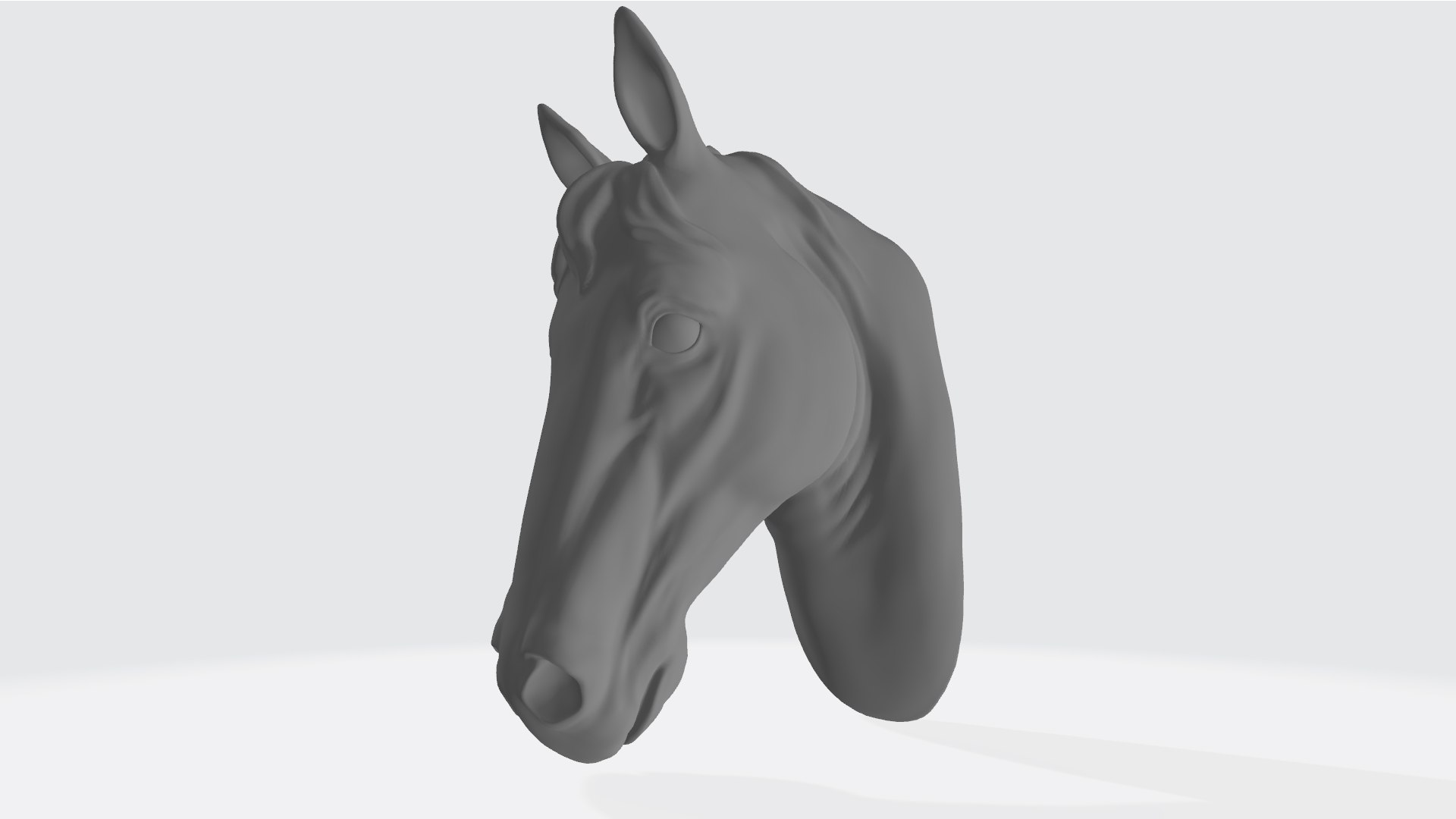 Horse Head Model - TurboSquid 1688165