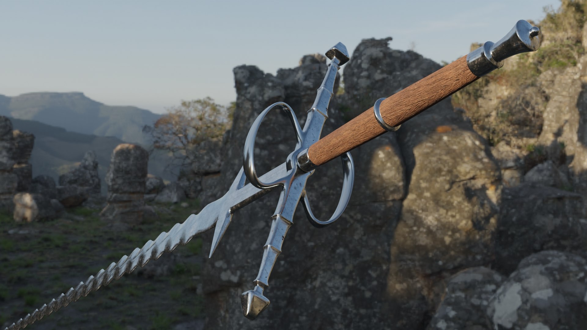 3D Flamberge Sword - TurboSquid 1734640