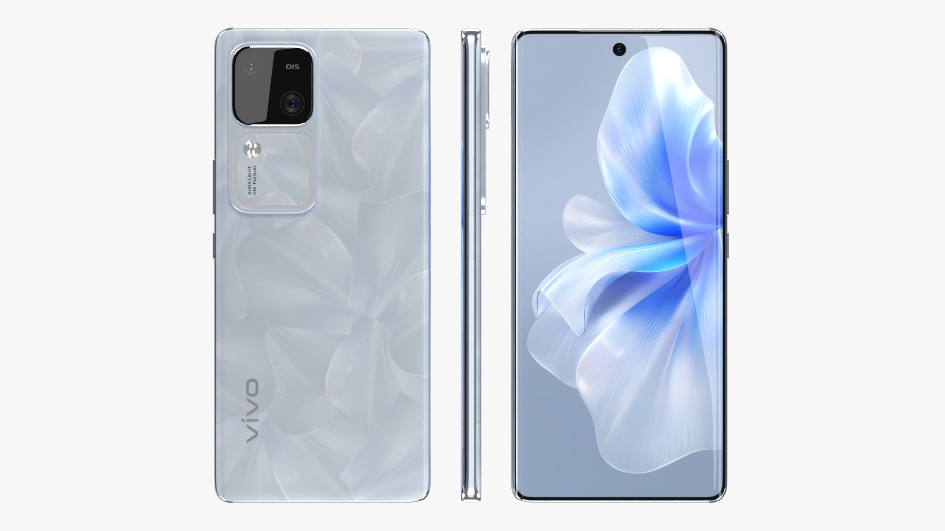 3D Vivo V30 White Model - TurboSquid 2207874