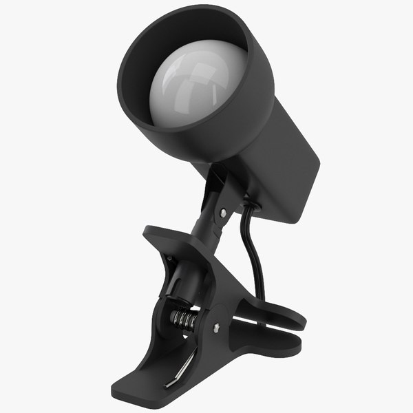 Portable Clamp Lamp 3D model - TurboSquid 1819080
