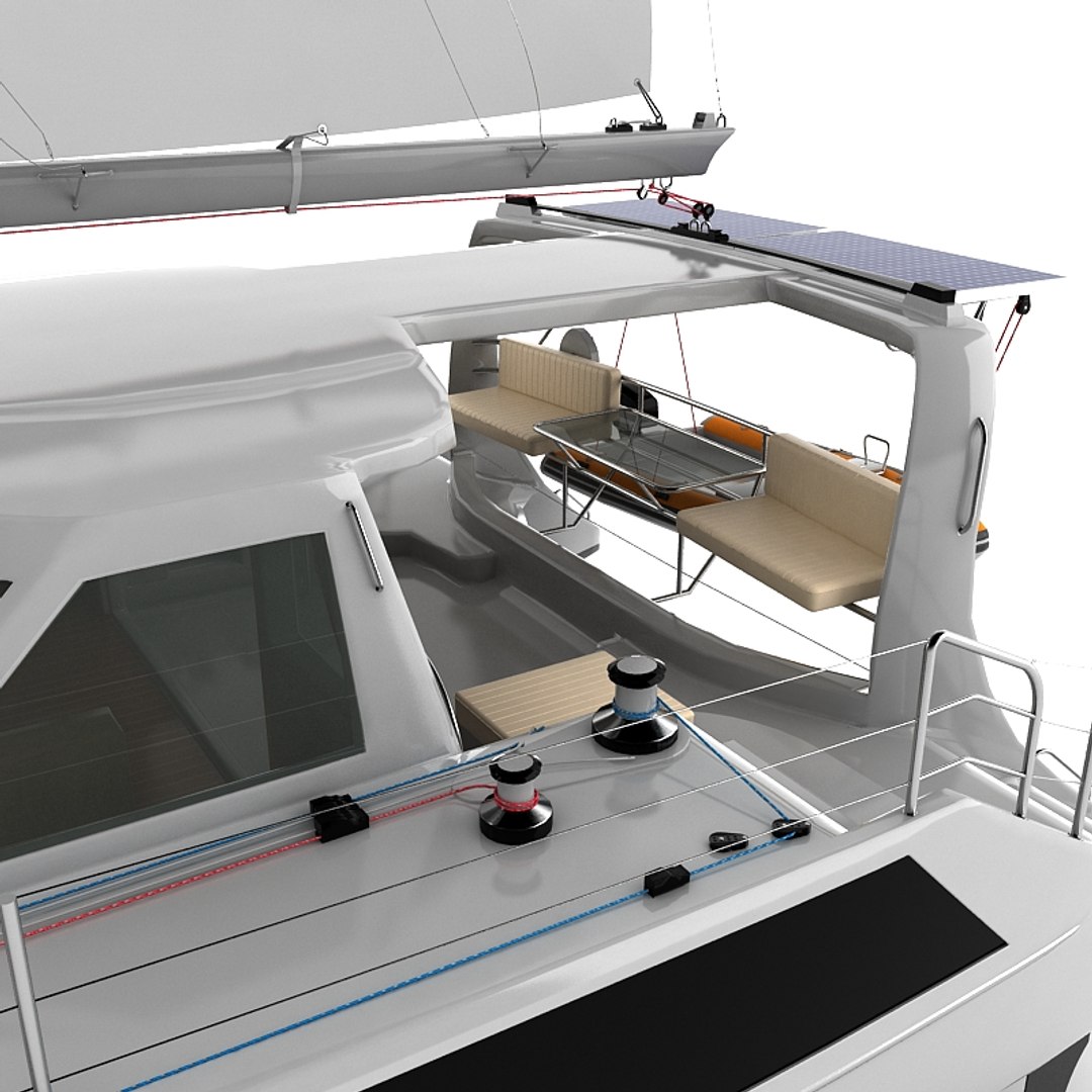 3d Model Seawind 1160 Catamaran