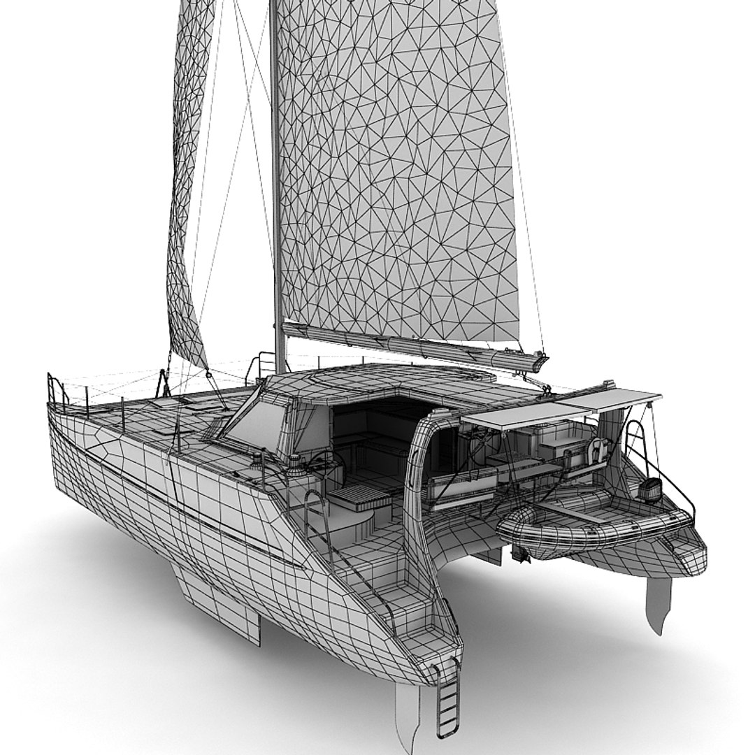 3d Model Seawind 1160 Catamaran