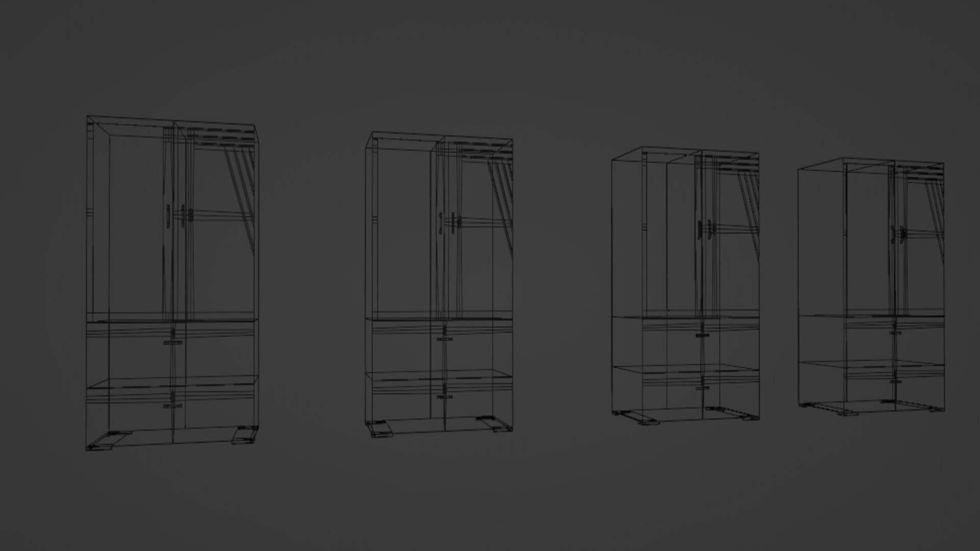 3D Model 3D Realistic Almirah Model - TurboSquid 2191302