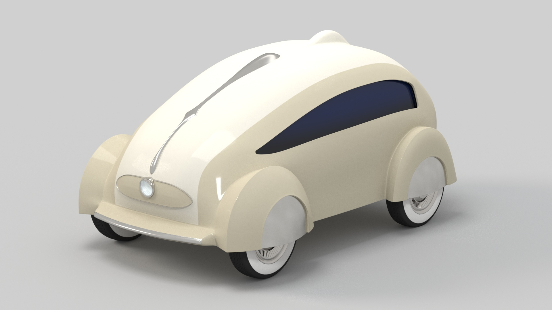 Sci Fi Concept Car Beige Model - TurboSquid 2171321