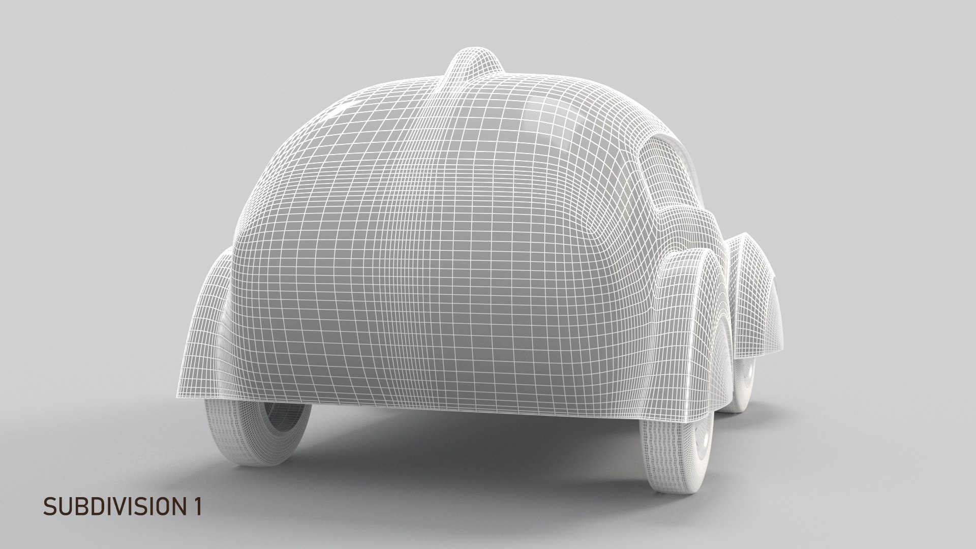 Sci Fi Concept Car Beige Model - TurboSquid 2171321