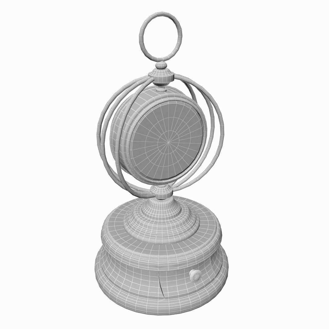 3D Country Mantel Clock - TurboSquid 1667237