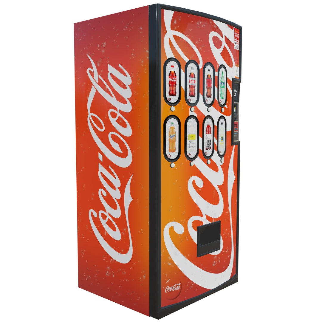 3D Coca Cola Vending Machine Graphic - TurboSquid 1926304