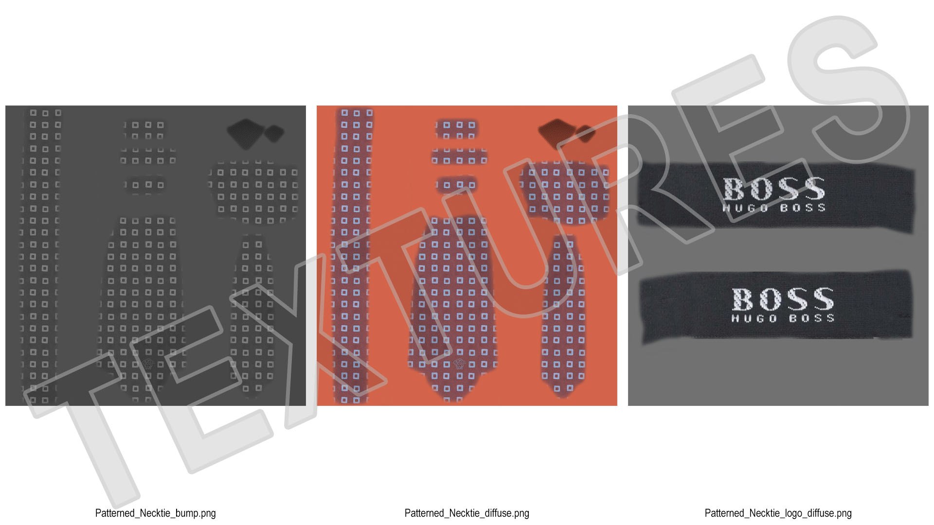 3D Patterned Necktie Model - TurboSquid 2194042