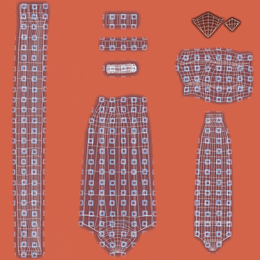 3D Patterned Necktie Model - TurboSquid 2194042