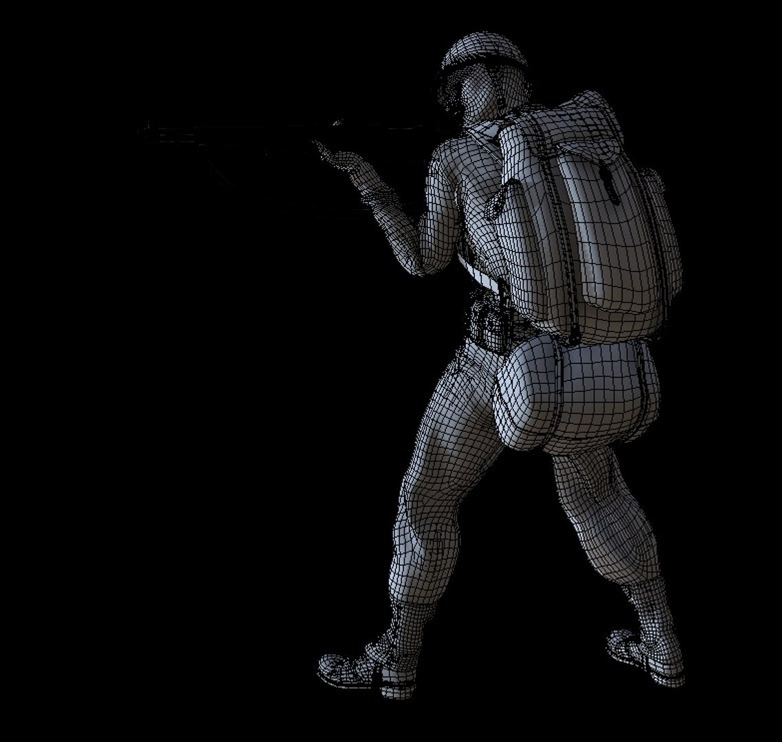 3D Ww2 Soldier Model - TurboSquid 1562115