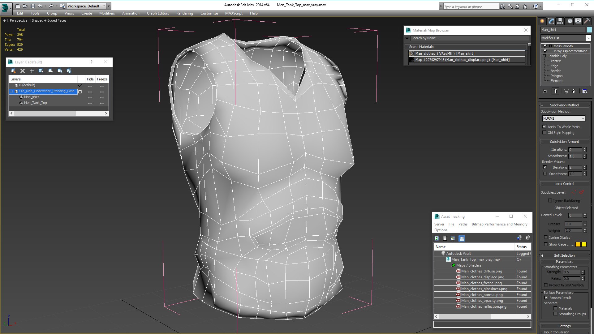3D Model Men Tank - TurboSquid 1632510