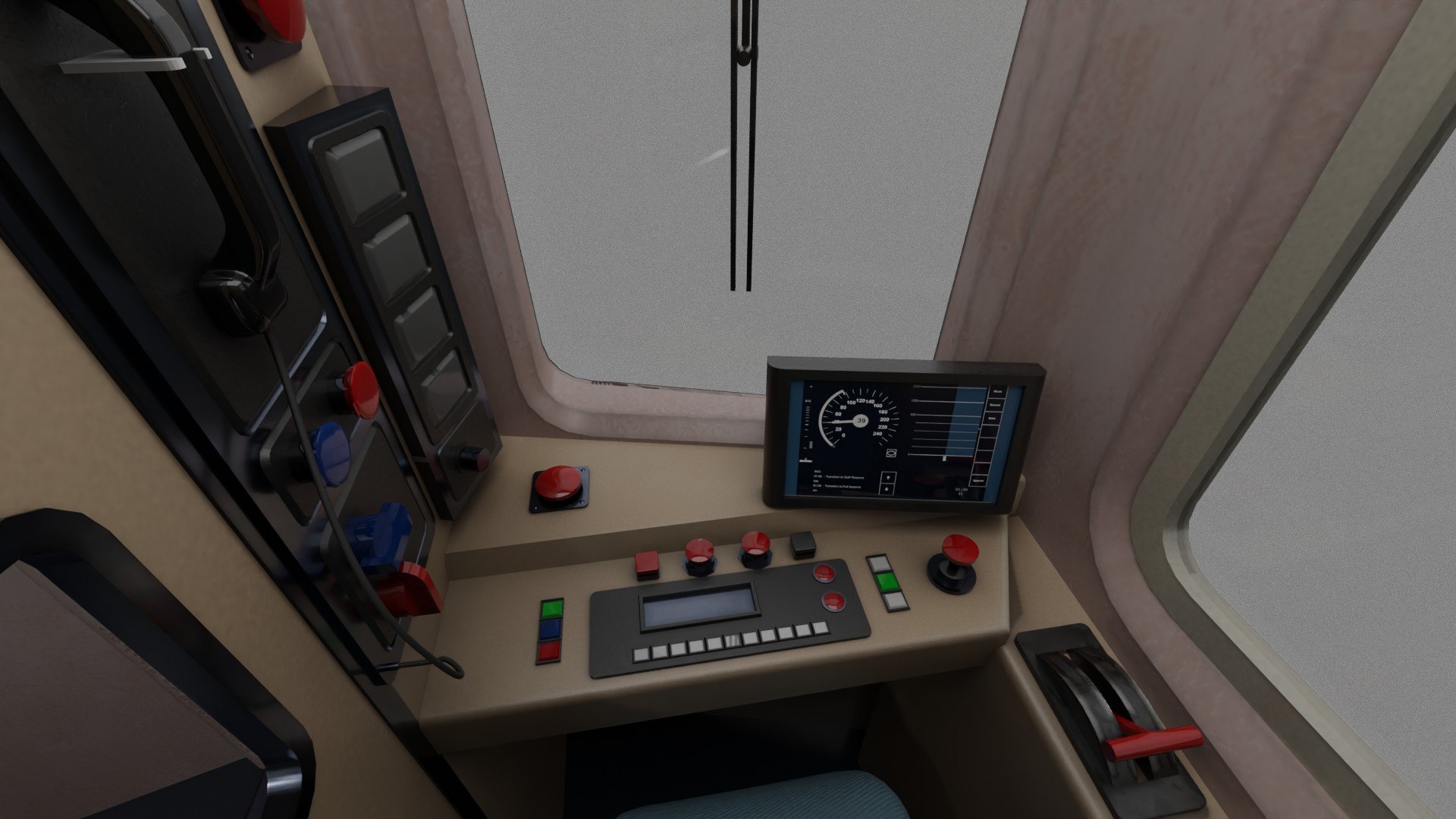 3D Chicago CTA train 5000 metro series Low-poly 3D model model ...