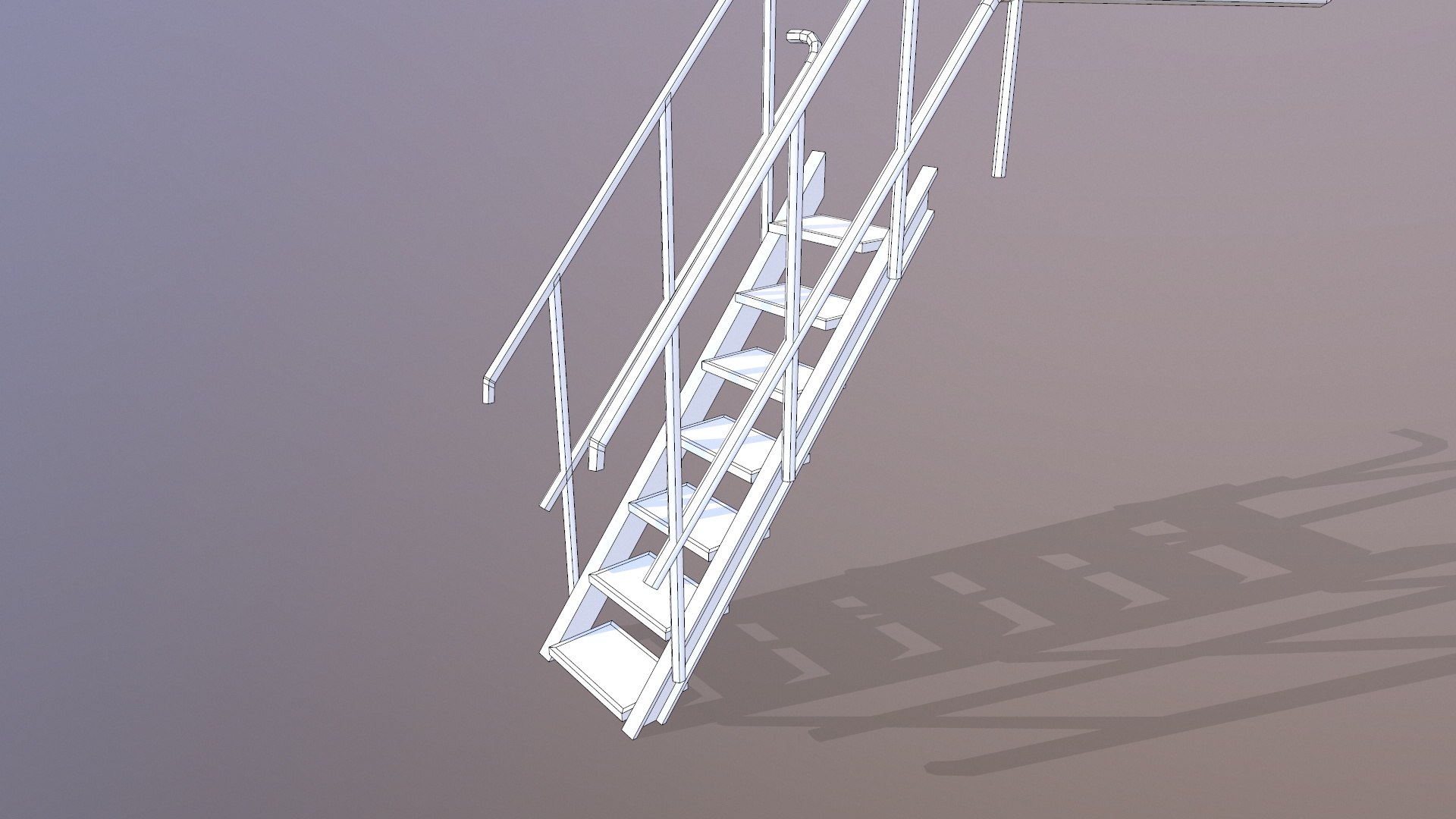 Stair Case 3D - TurboSquid 2288876