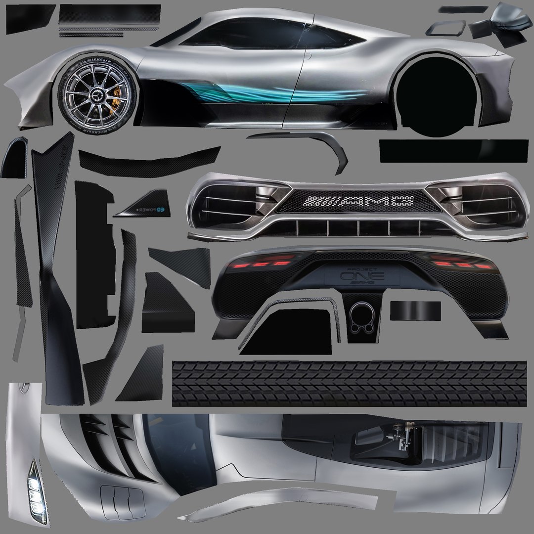 Mercedes-benz Amg Project 3D Model - TurboSquid 1287311
