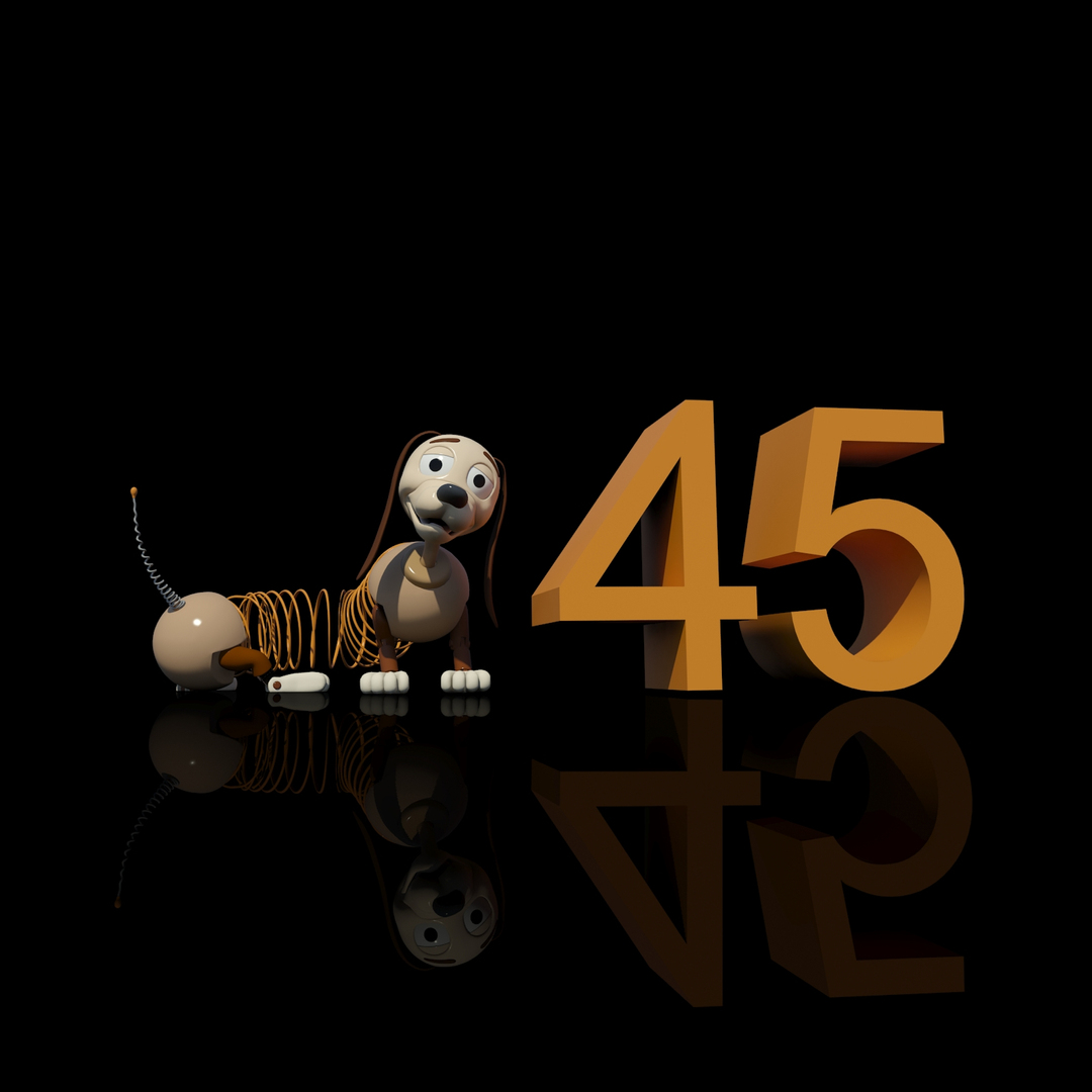 character slinky-dog animation 3d max