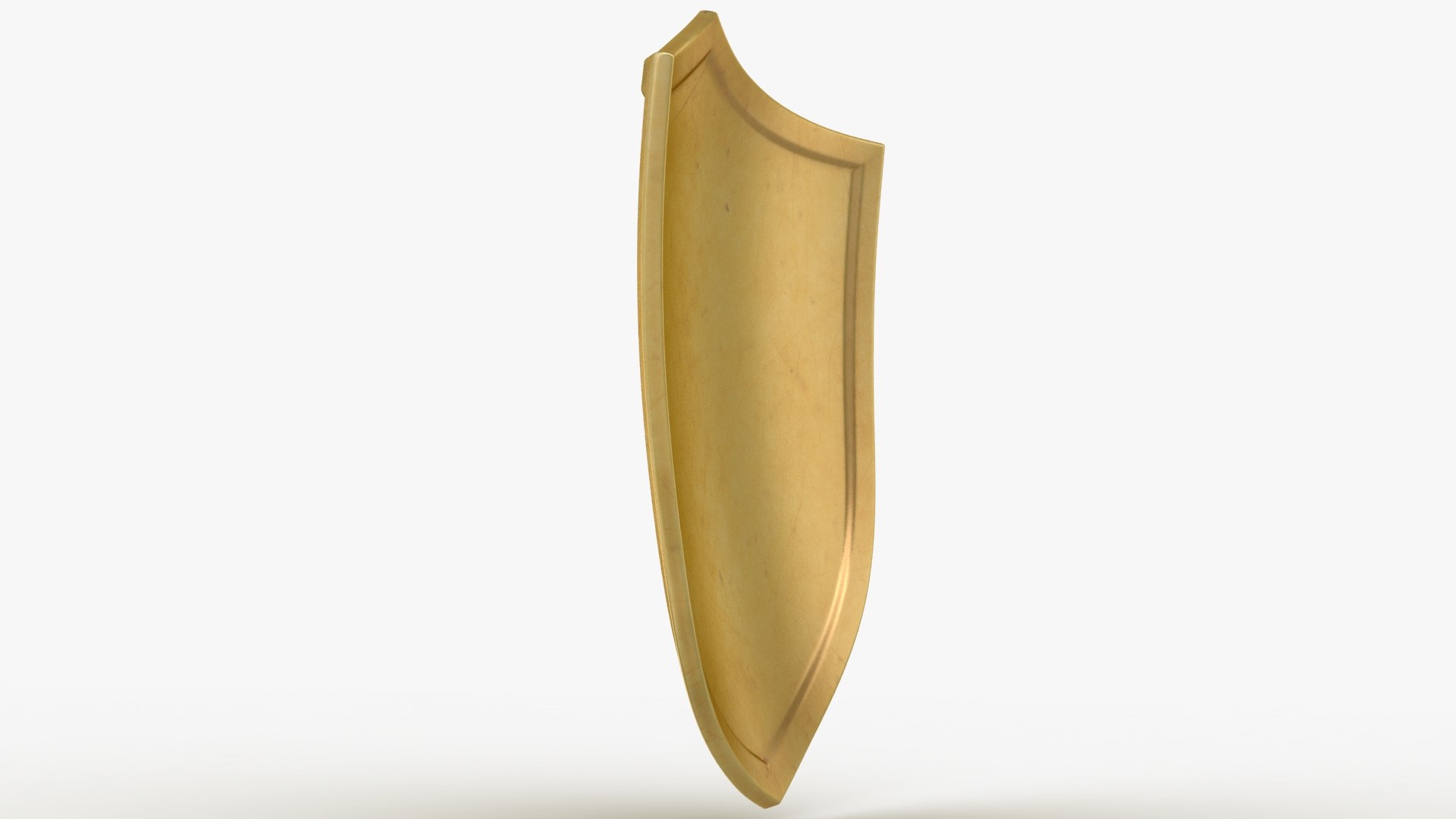 3D gold shield 01 - TurboSquid 1575623