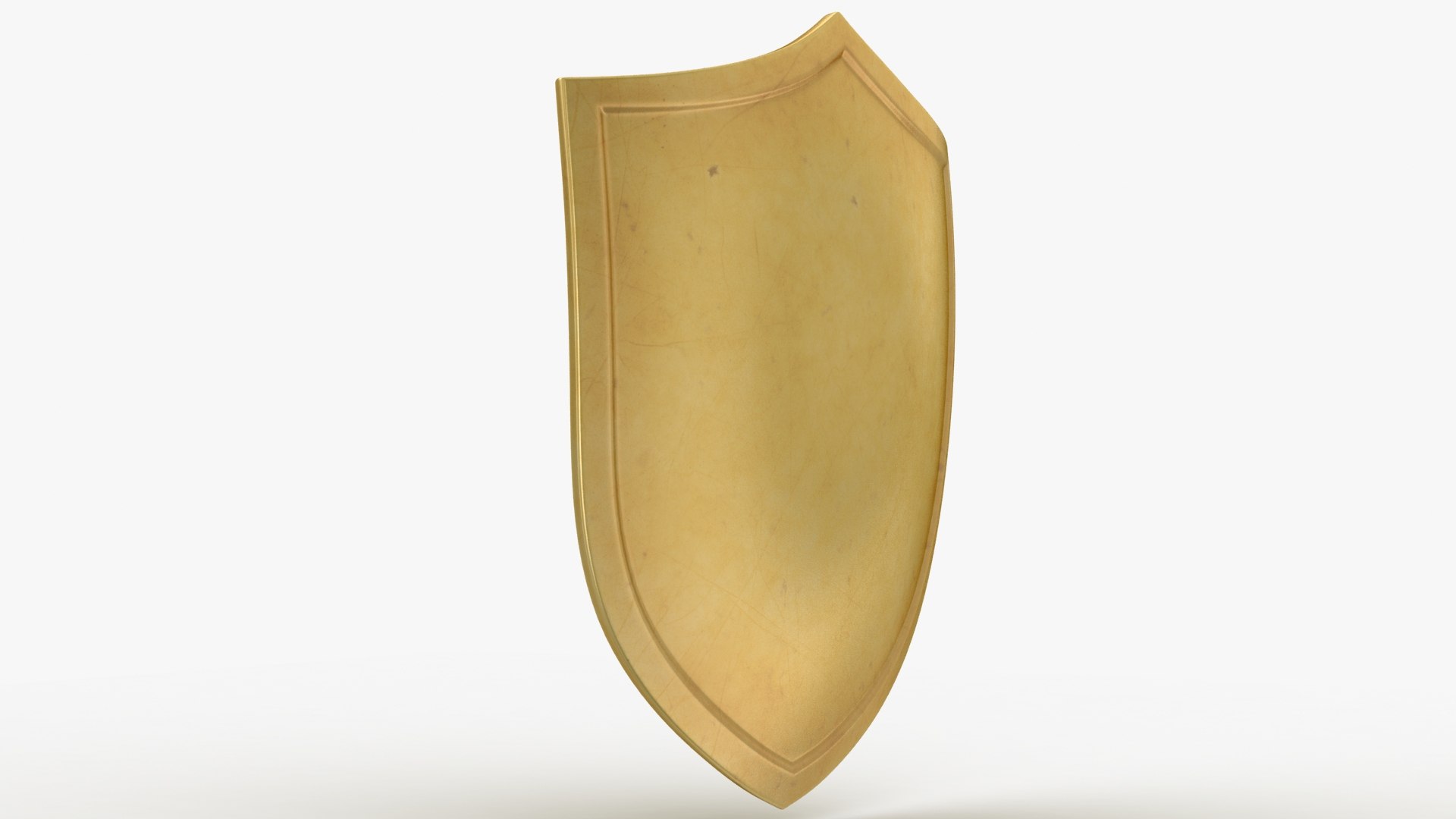 3D Gold Shield 01 - TurboSquid 1575623