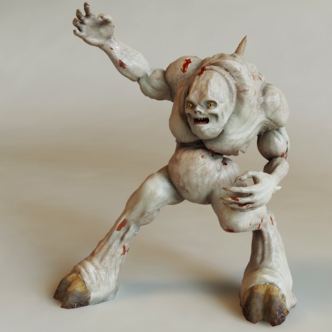 3d Model Monster Rigged