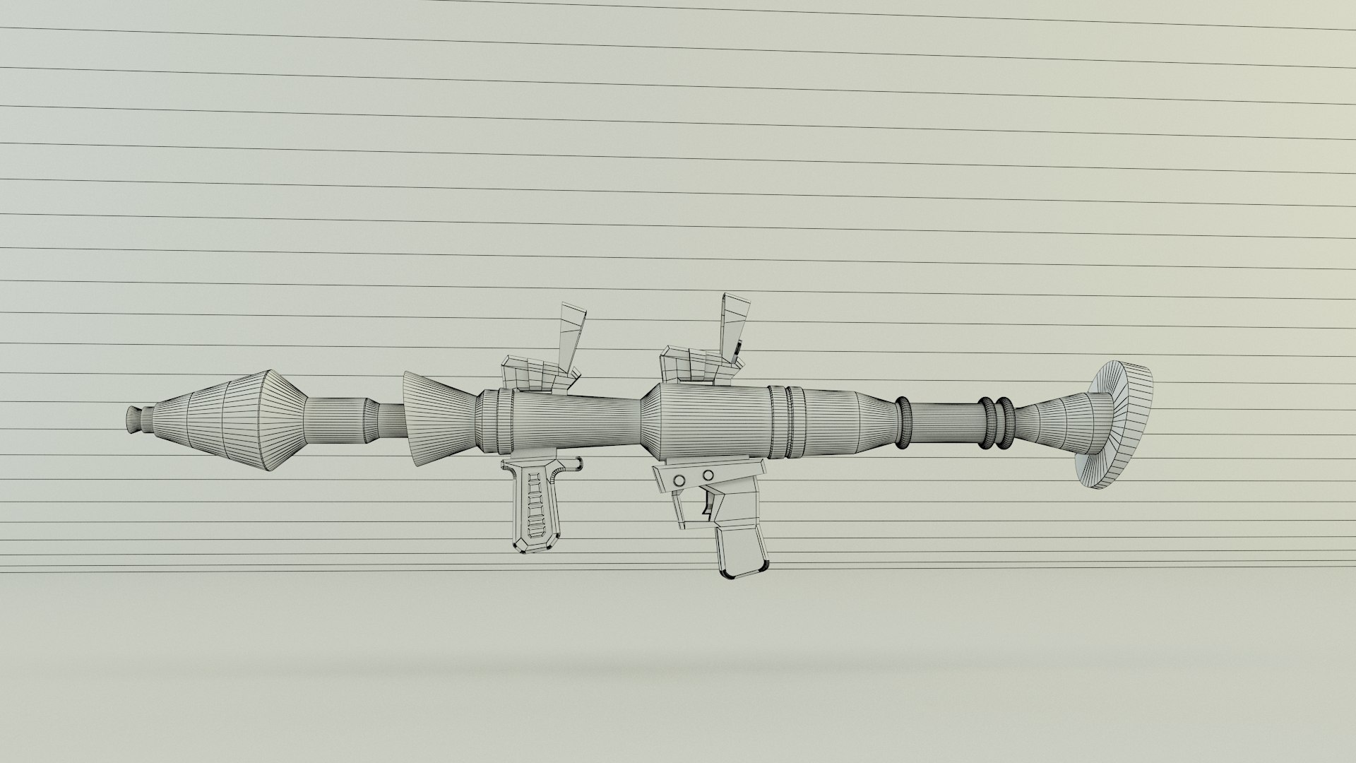 3D Rocket Weapon 3D Model - TurboSquid 2224628