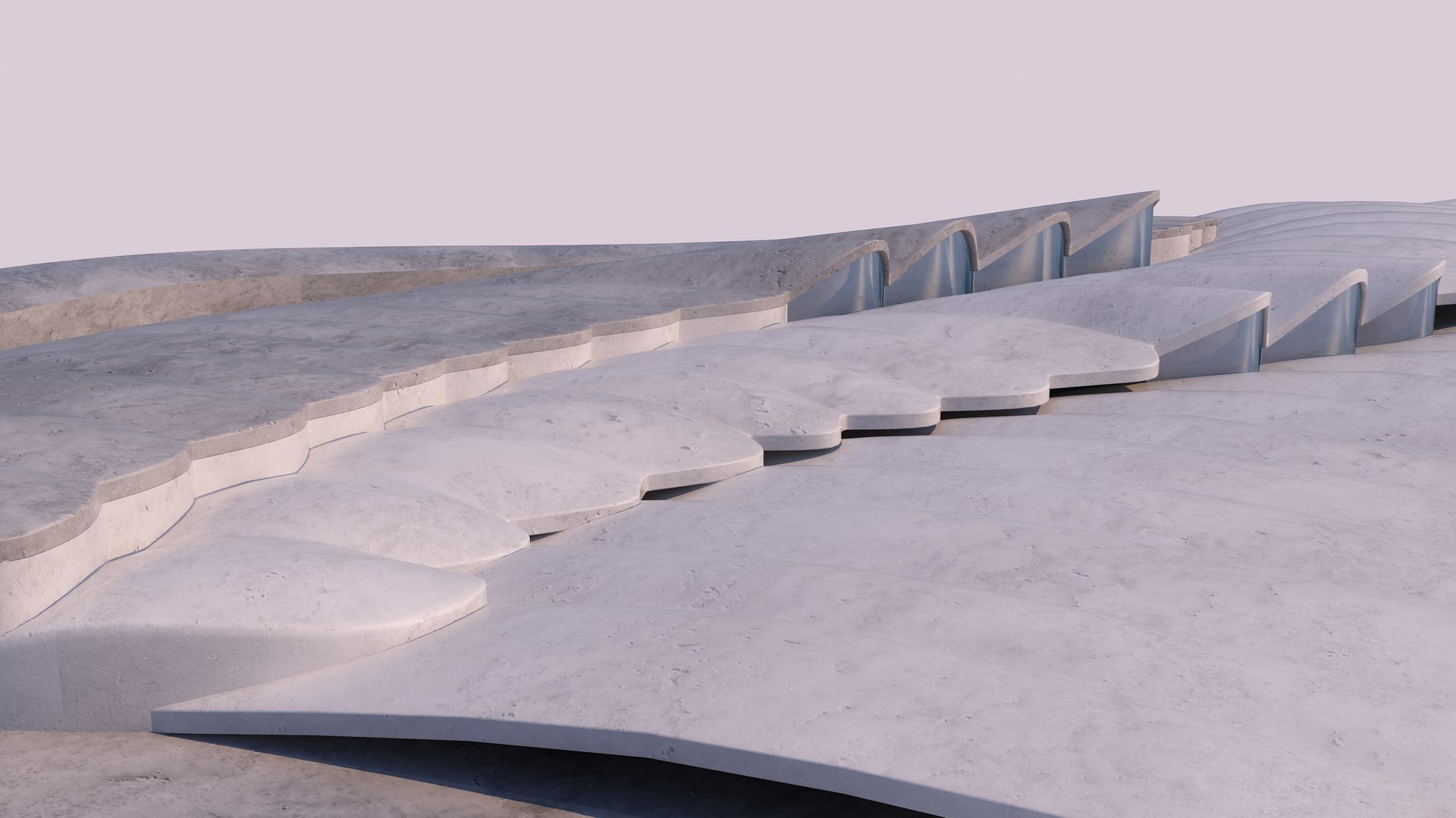 3D Model 0127 - Bird Wing Building - TurboSquid 2236535