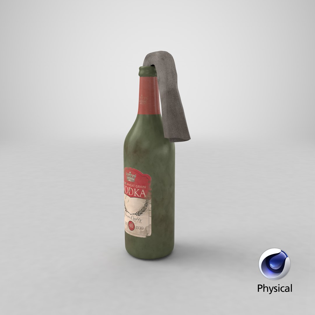Molotov Cocktail 3D Model - TurboSquid 2097093