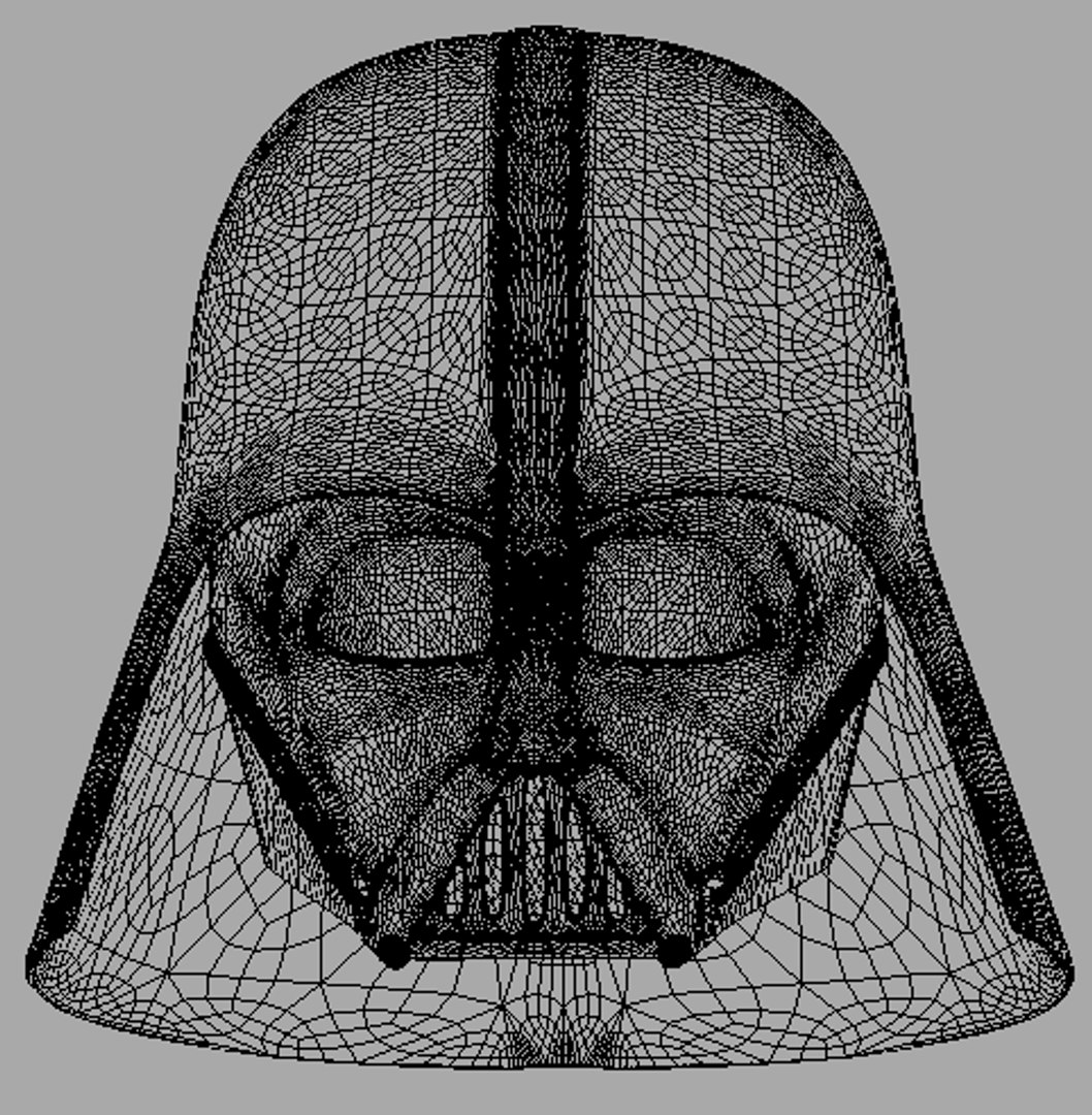 Mask Darth Vader 3ds