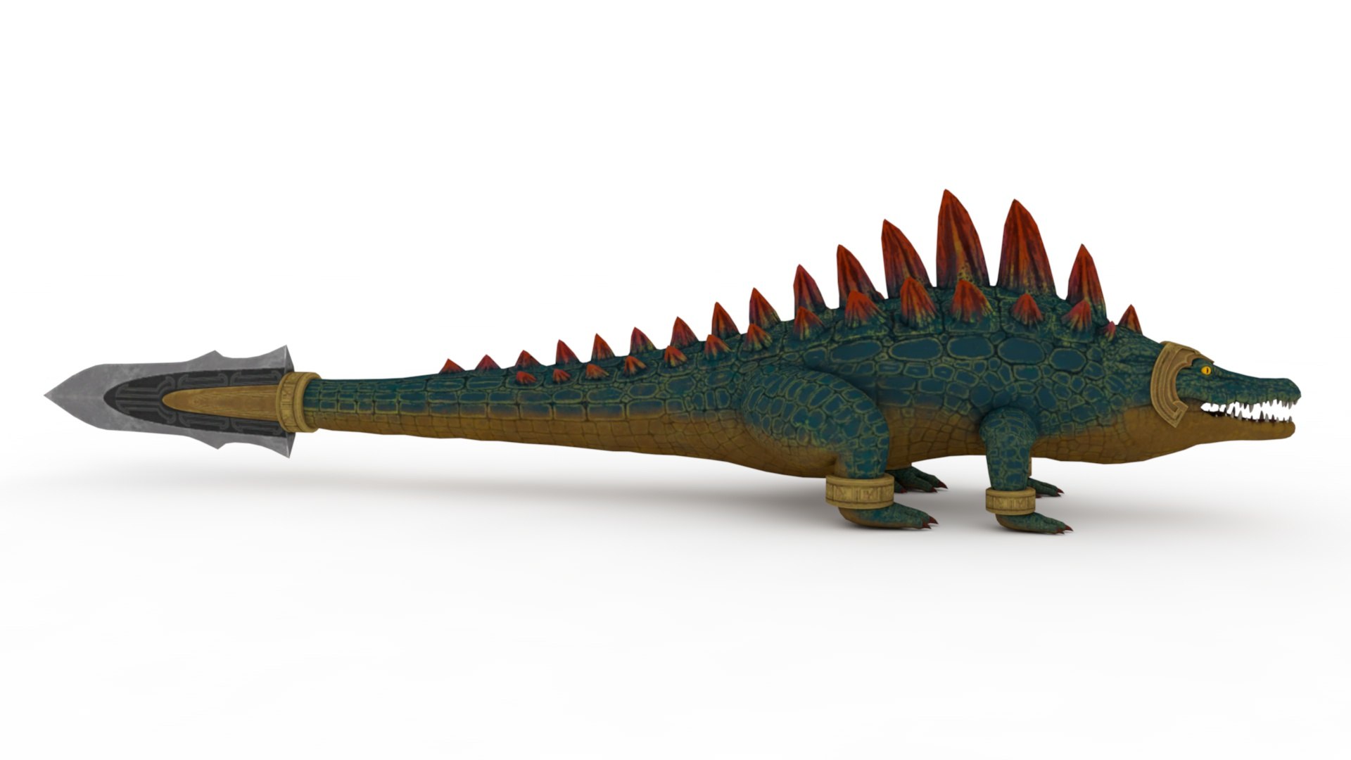 Fighter Alligator Rigged And Animated 3D Model - TurboSquid 2336772