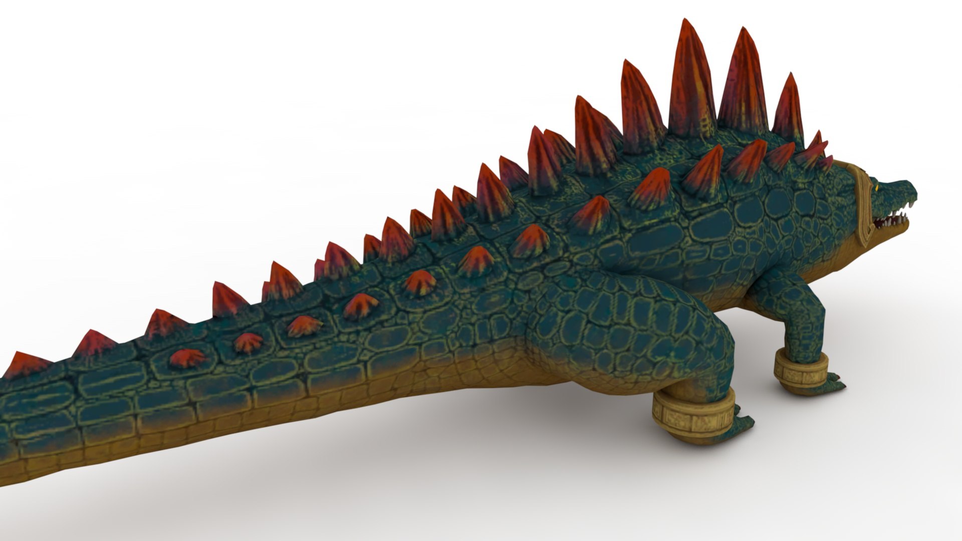 Fighter Alligator Rigged And Animated 3D Model - TurboSquid 2336772