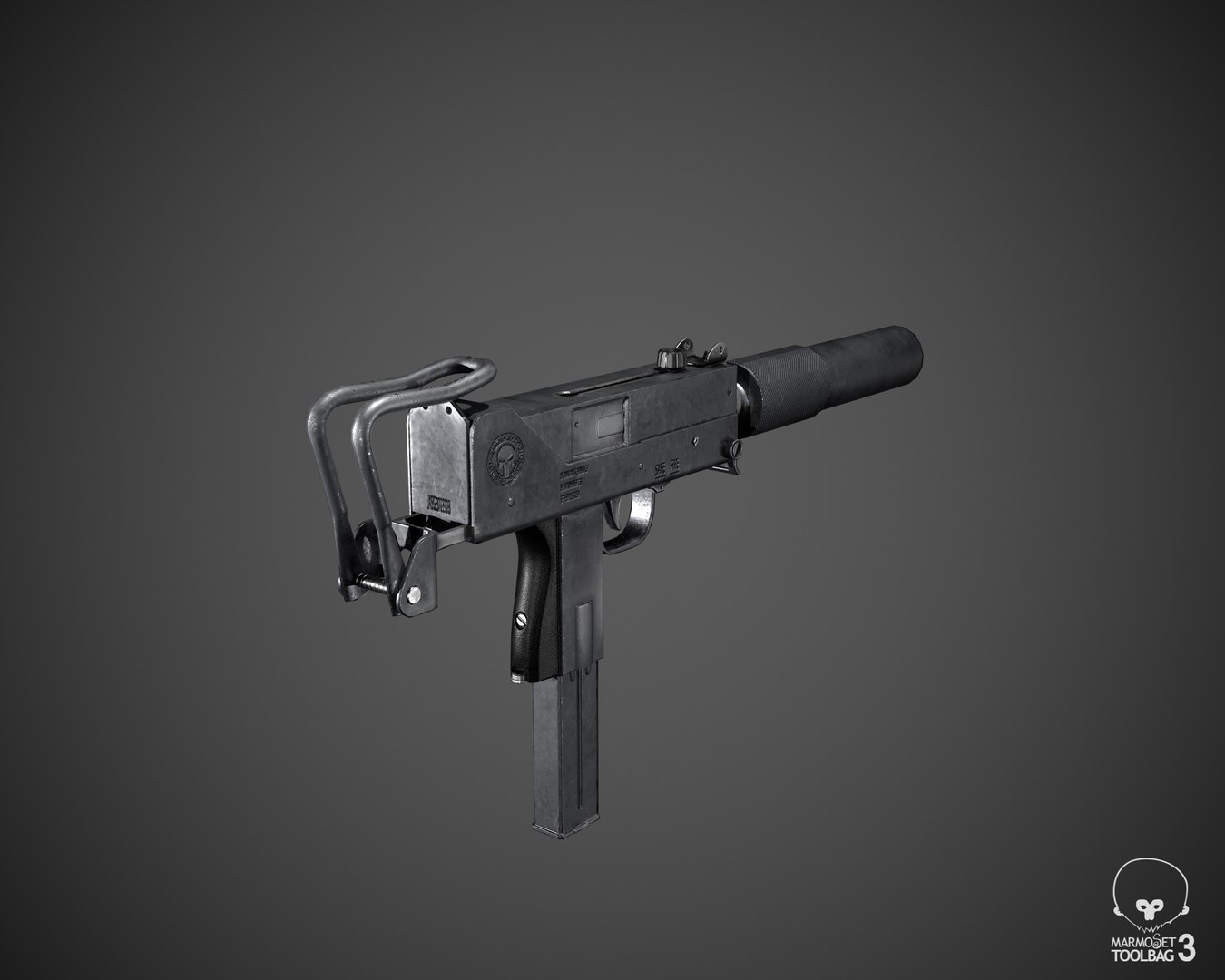 3D MAC 11 Tommy-gun Model - TurboSquid 1754292