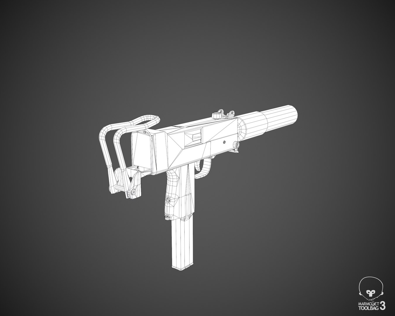 3D MAC 11 Tommy-gun Model - TurboSquid 1754292
