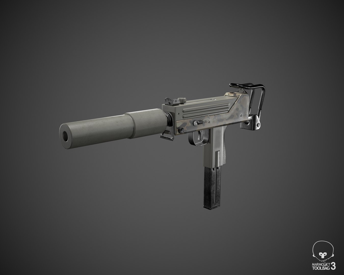3D MAC 11 Tommy-gun Model - TurboSquid 1754292