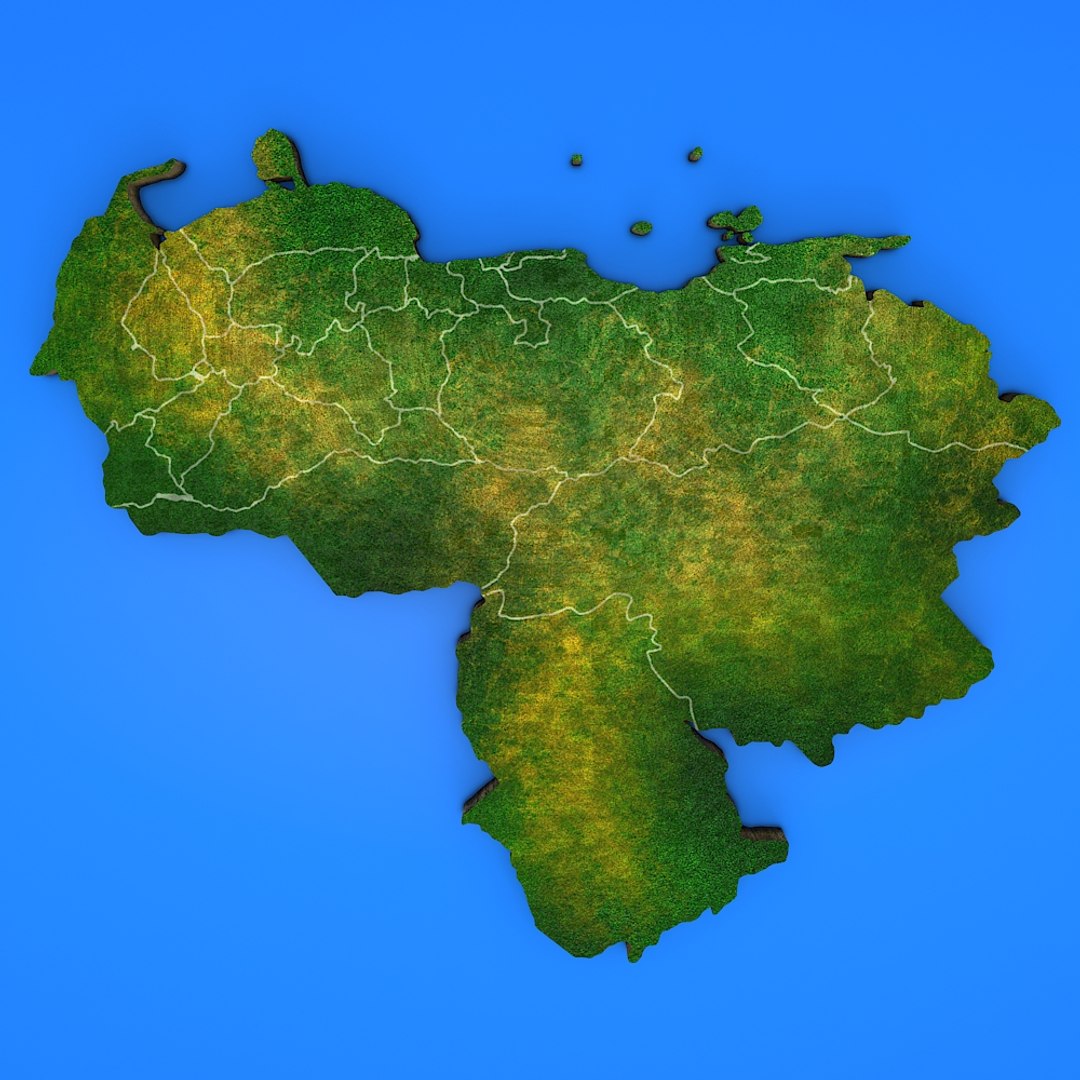 3d venezuela country