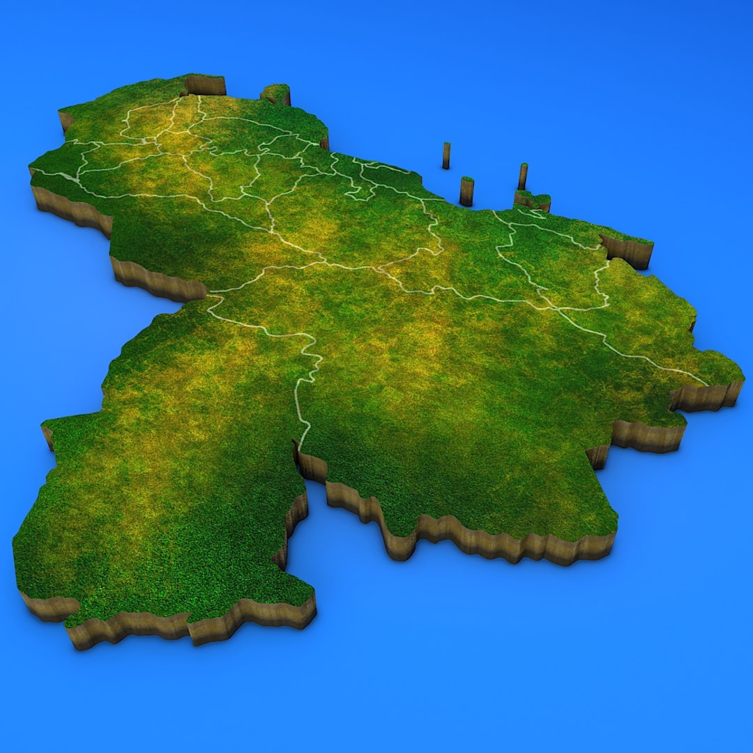 3d venezuela country