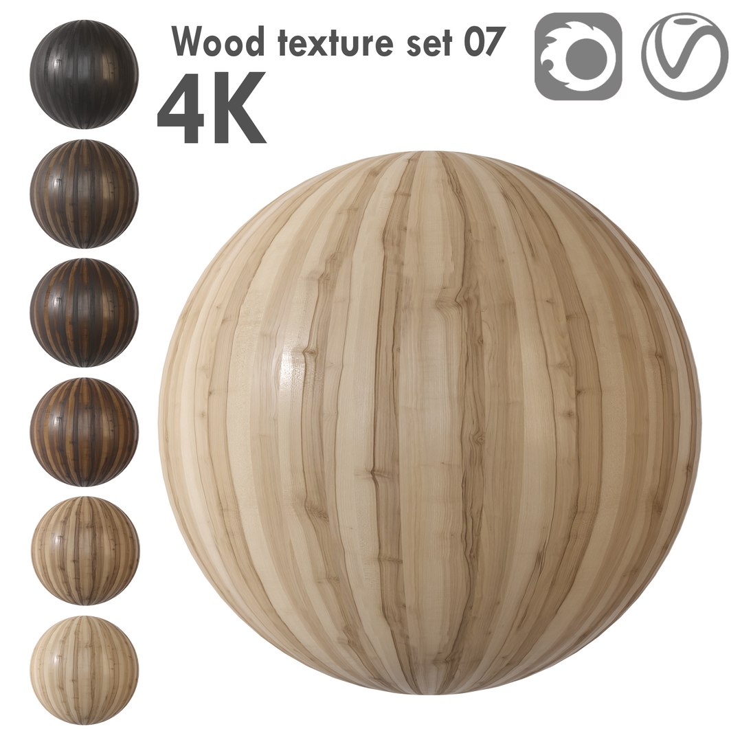 3D Wood Texture Set 07 Model - TurboSquid 2429028