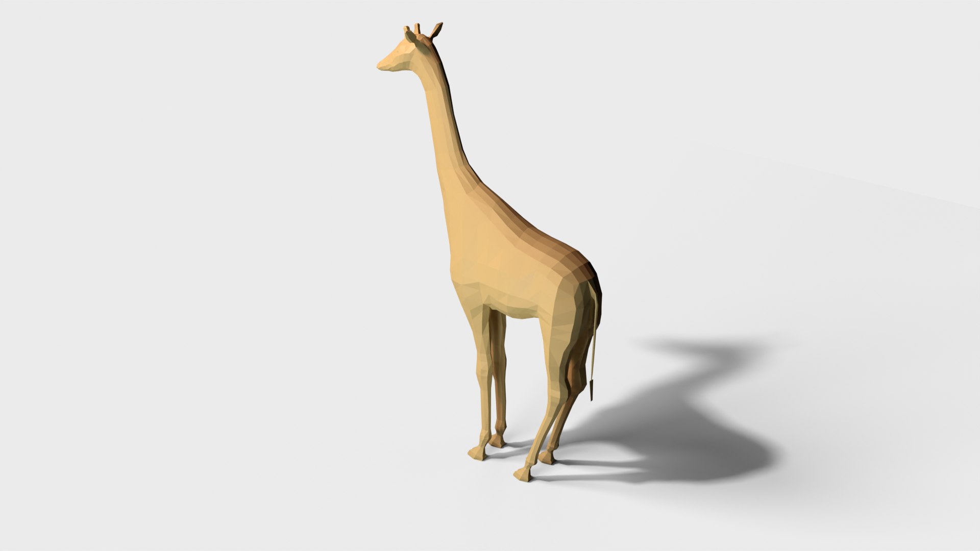 Giraffe Low Poly 3D Model - TurboSquid 1798766