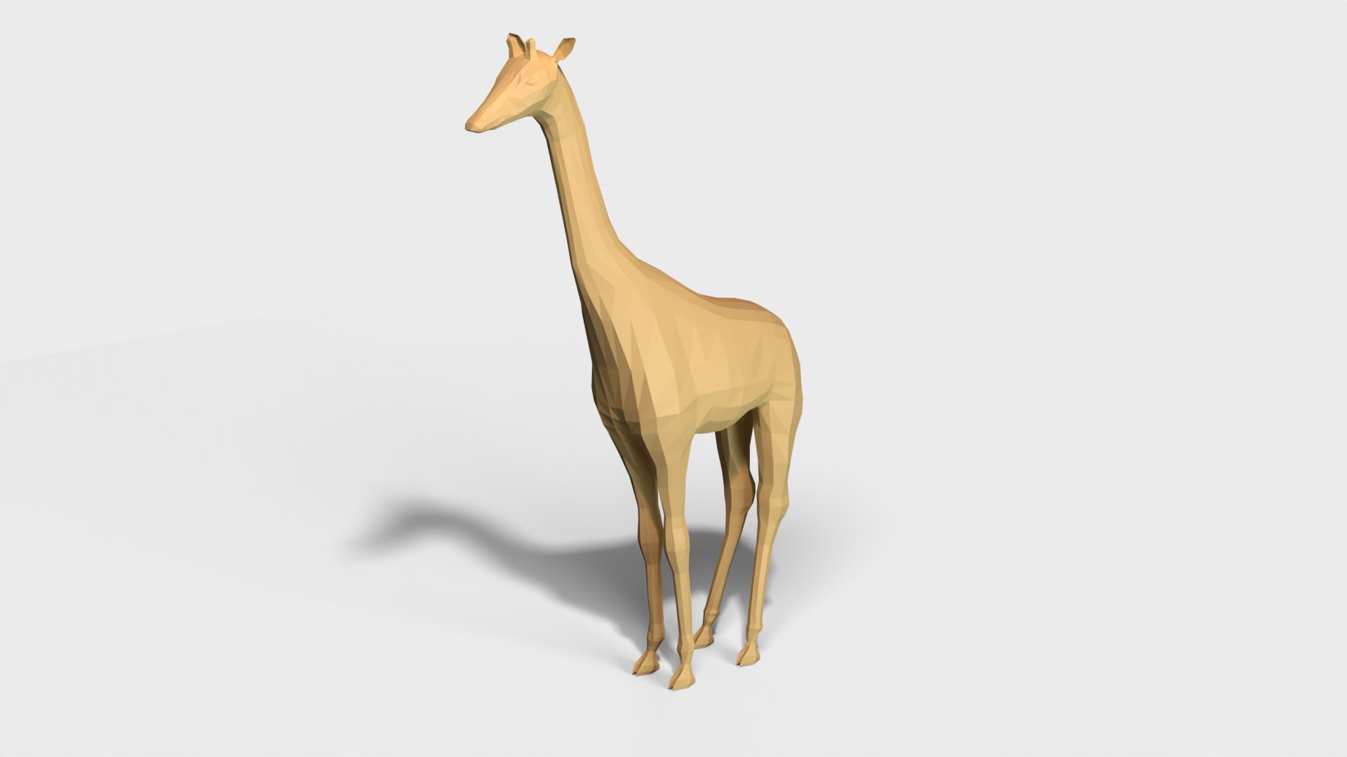 Giraffe Low Poly 3D Model - TurboSquid 1798766