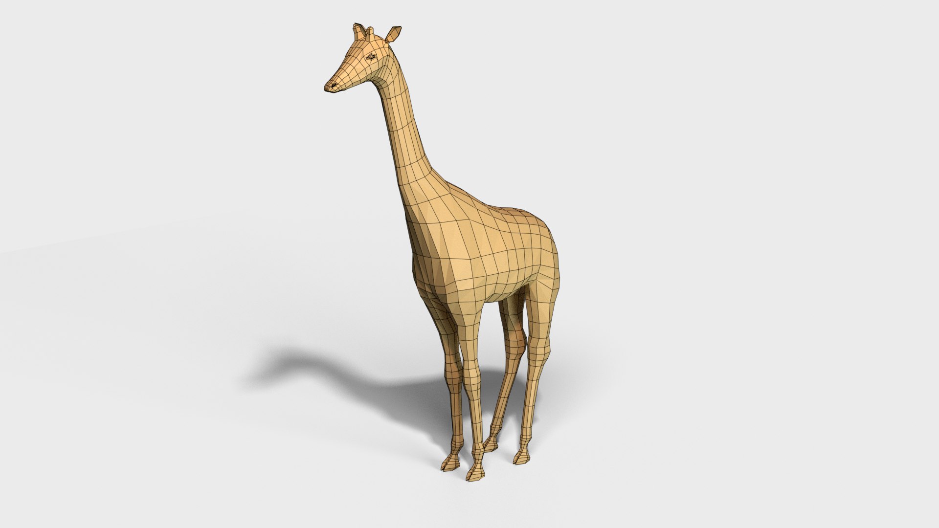 Giraffe Low Poly 3D Model - TurboSquid 1798766