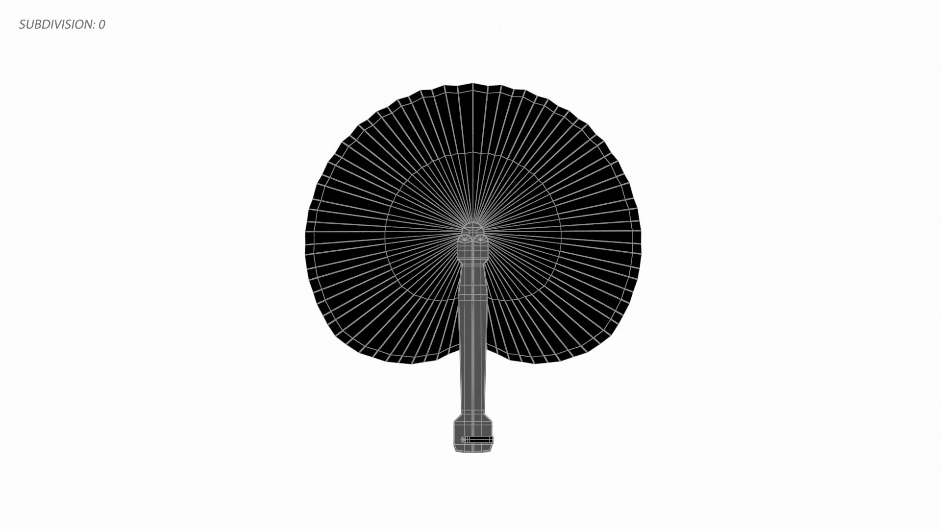Accordion Paper Hand Fan 3D Model - TurboSquid 1834706