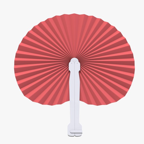 Accordion Paper Hand Fan 3D model - TurboSquid 1834706