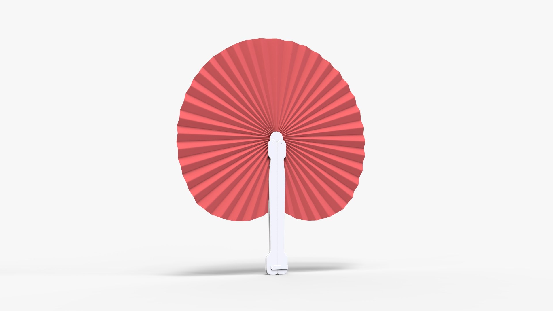 Accordion Paper Hand Fan 3D Model - TurboSquid 1834706