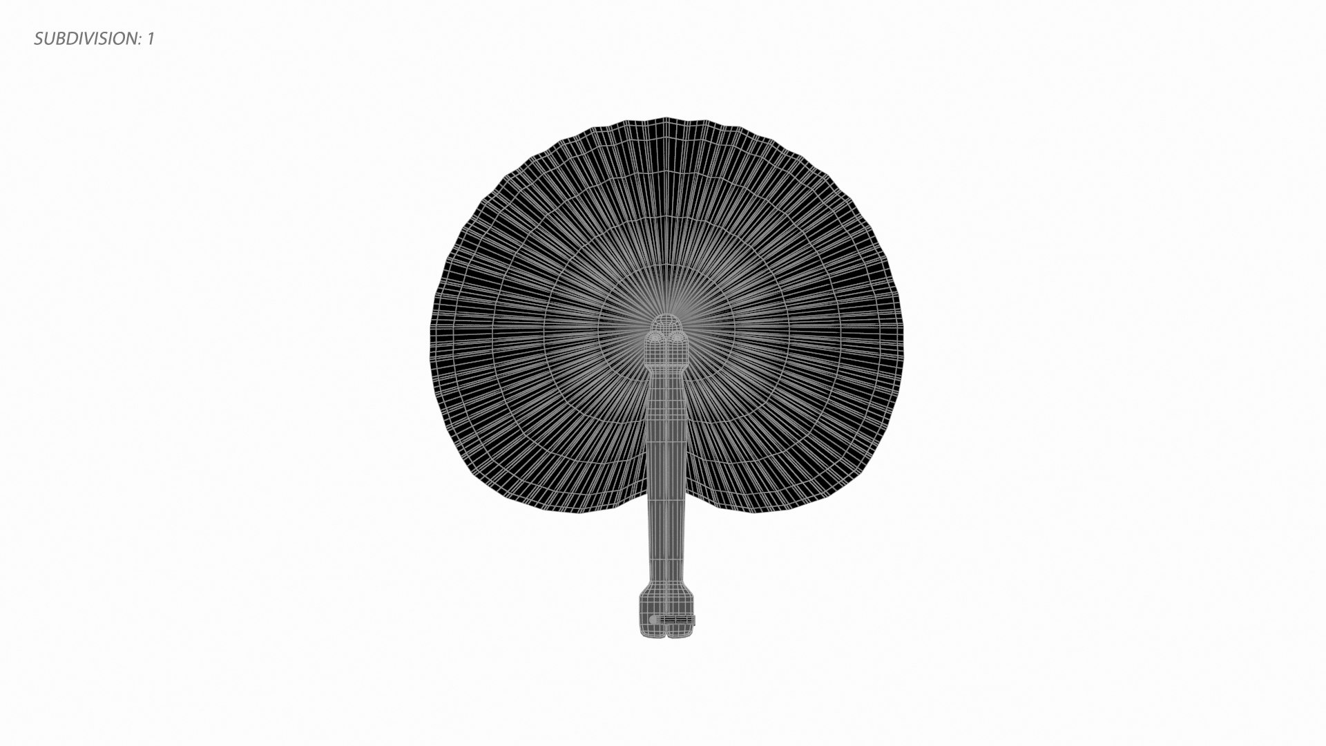 Accordion Paper Hand Fan 3D Model - TurboSquid 1834706