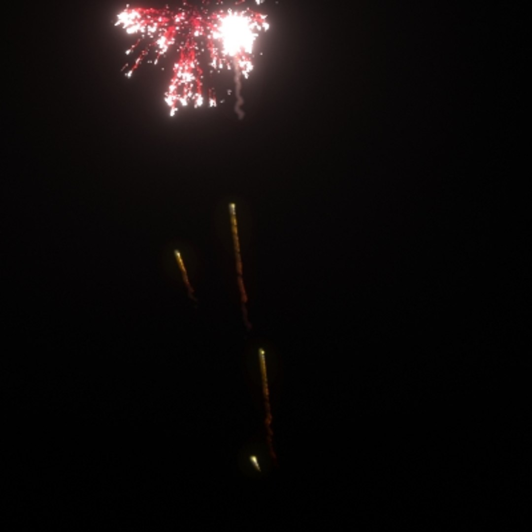 Scene Fireworks 3d Model