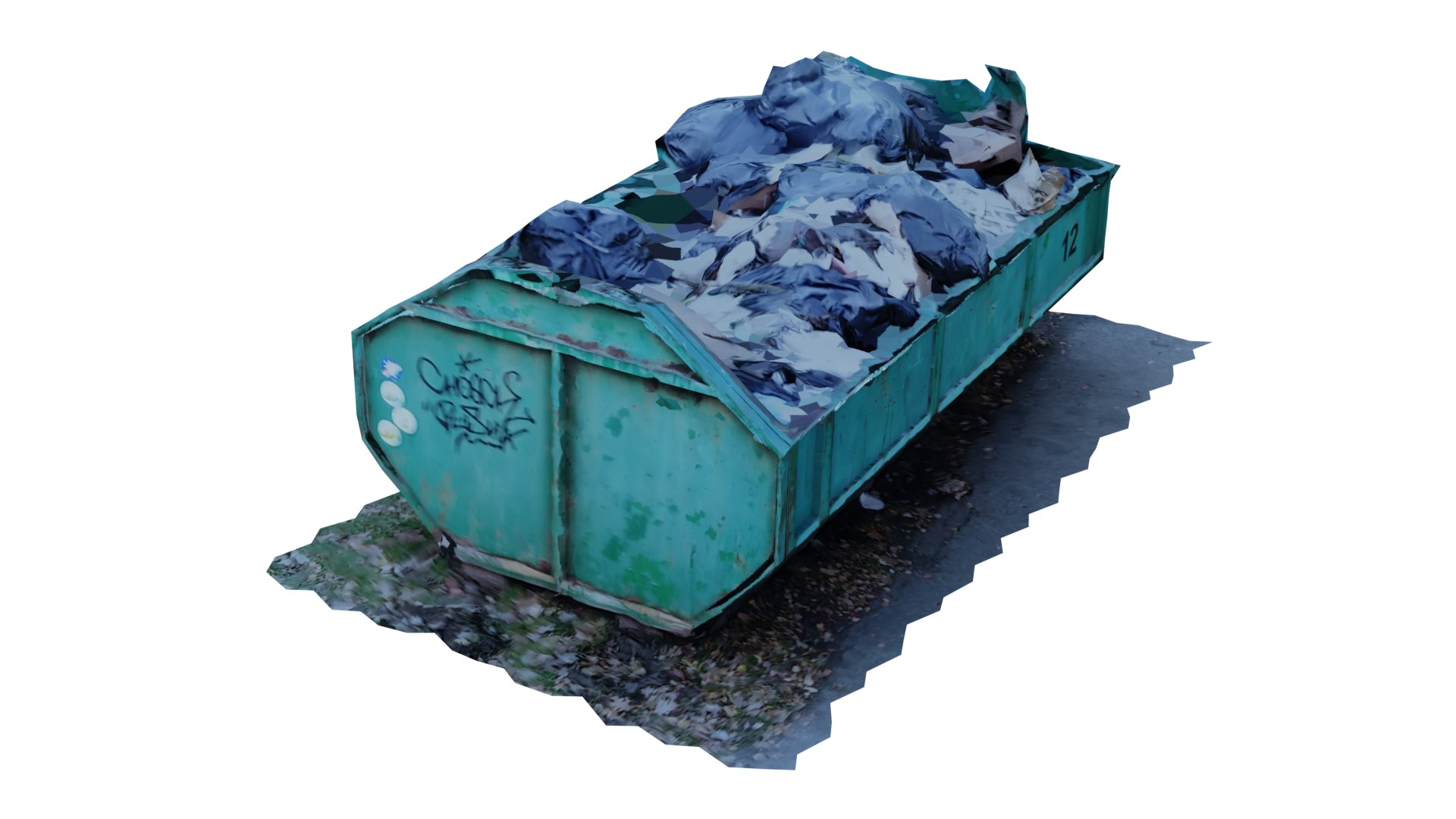 Garbage container 3D model - TurboSquid 1478156